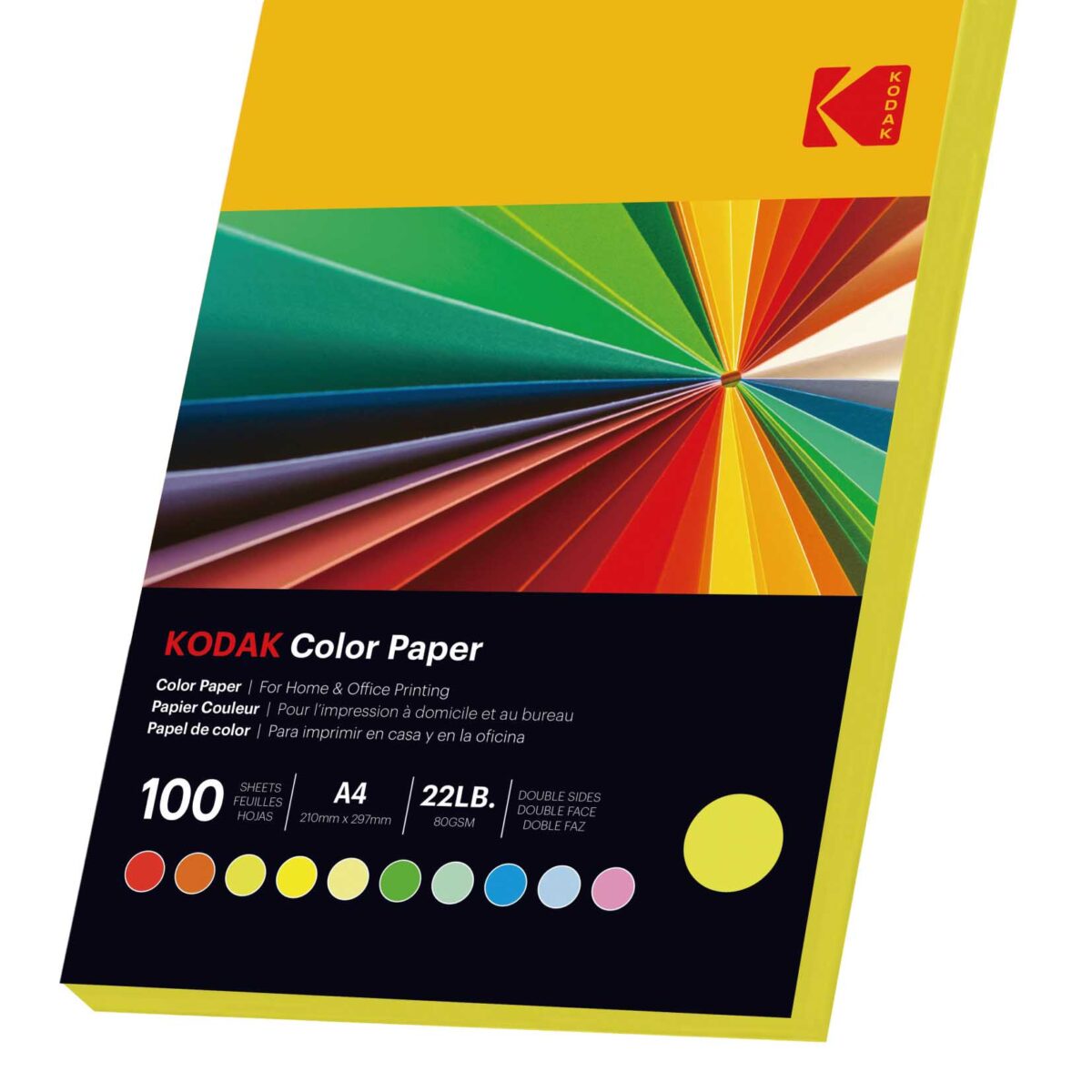 Kodak Color Paper Double Sides A4 (210x297mm) 100 Sheets 80 GSM ...